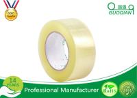 China Clear Yellowish Bopp Packing Tape Strong Water Glue Bopp Adhesive Tape Easy Tear for sale