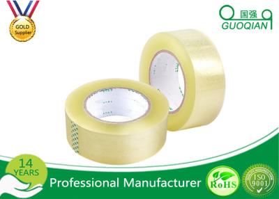 China Clear Yellowish Bopp Packing Tape Strong Water Glue Bopp Adhesive Tape Easy Tear for sale