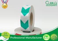 China Dark Self Adhesive Arrow PET Reflective Electrical Warning Tape For Truck / Vehicles for sale