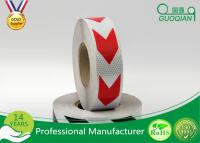 China Dark Self Adhesive Arrow Reflective Electrical Warning Tape For Truck / Vehicles for sale