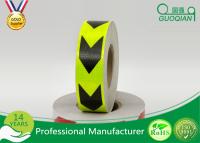China Dark Self Adhesive Arrow Reflective Electrical Warning Tape For Truck / Vehicles for sale