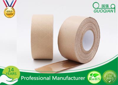 China Fiberglass Reinforced Seal Packing Kraft Paper Tape For Bundling Box for sale