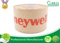 China Custom Waterproof Fiber Reinforced Kraft Paper Tape For Box Making for sale