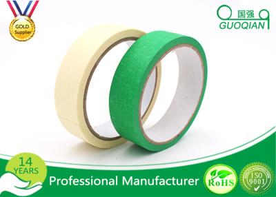 China Rubber Glue Crepe Paper Colored Masking Tape For Car Painting 1.2-4.5cm for sale