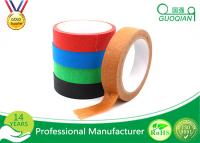 China Rubber Glue Crepe Paper Colored Masking Tape For Car Painting 1.2-4.5cm for sale