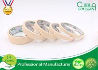 China Rubber Glue Crepe Paper Colored Masking Tape For Car Painting 1.2-4.5cm for sale