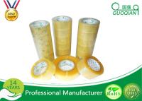 China Clear Transparent High Tack Adhesive BOPP Packing Tape 48mm X 50m for sale