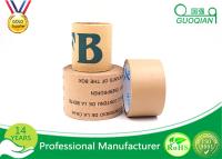 China Good Strong Adhesive Security kraft paper gum tape With Reinforced Fiberglass for sale
