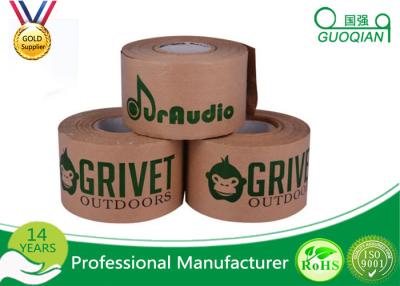 China Writable Art Craft Kraft Paper Tape , brown kraft tape Printed Custom Logo for sale