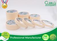 China 140 Mic Normal Color Crepe Automotive Masking Tape Adhesive 48mm*50m for sale