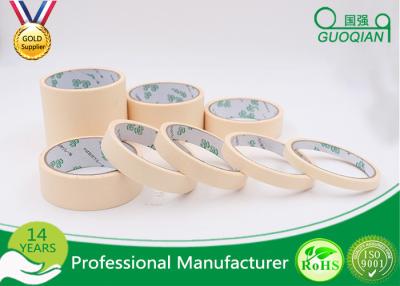 China 140 Mic Normal Color Crepe Automotive Masking Tape Adhesive 48mm*50m for sale