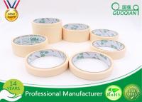 China 140 Mic Normal Color Crepe Automotive Masking Tape Adhesive 48mm*50m for sale
