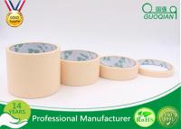 China Rubber Glue Car Painting Colored Masking Tape , Adhesive 2 Inch Masking Tape Water Resistant for sale