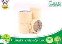 China Rubber Glue Car Painting Colored Masking Tape , Adhesive 2 Inch Masking Tape Water Resistant for sale