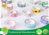 China DIY Scrapbooking Sticker Label Washi Masking Tape / Correction Tape for sale