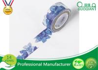 China DIY Decorative Sticky Washi Masking Tape For DIY Craft Scrapbooking for sale