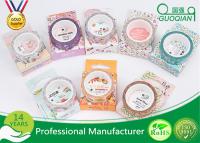 China Flower Decorative Stationery Japanese Washi Tape , Adhesive Custom Printed Washi Tape for sale