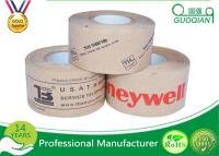 China Antistatic 50mm 60mm Water Active Kraft Paper Tape With Reinforce Fiberglass for sale