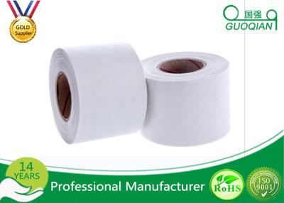China Economy Grade White Reinforce Water Soluble Fiber Kraft Packaging Tape For Packing for sale