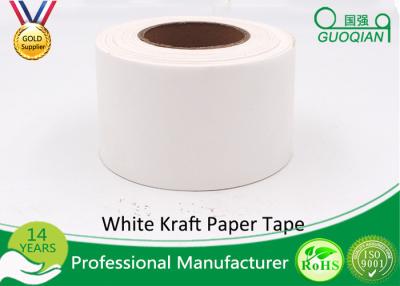 China White Waterproof Gummed Self Adhesive Kraft Paper Tape Water Activated Tape for sale