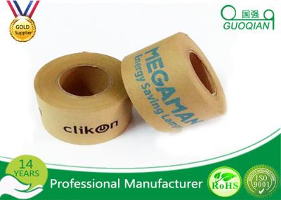 China Environmental Reinforcement Kraft Paper Tape For Sealing / Packaging for sale