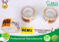 China Personalized Red / Black / Yellow Bopp Adhesive Tape For Box Seal Packaging for sale