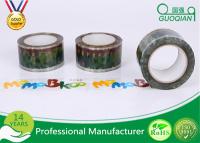 China Custom Sealing OPP / Bopp Self Adhesive Tape With Crystal Clear Printed for sale