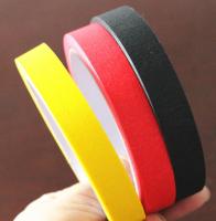 China Heat Resistance No Residue Colored Masking Tape For Wall / Car Painting for sale