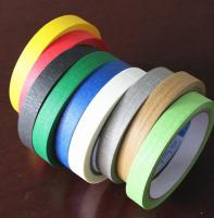 China Black / White / Purple Textured / Crepe Paper Multi Colored Painters Tape 30m 48m for sale