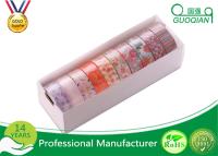 China Diary Scrapbook Adhesive Deco Washi Masking Tape For Sealing Envelopes for sale
