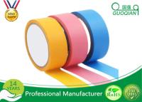 China Rubber Adhesive Colored Masking Tape Low Tack Painters Tape For Spray Paint for sale