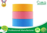 China Rubber Adhesive Colored Masking Tape Low Tack Painters Tape For Spray Paint for sale