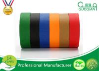 China Customized Crepe Paper Rainbow Colored Masking Tape For Basic Painting for sale