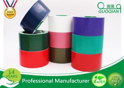 China Waterproof Sticky Rubber  Adhesive Cloth Duct Tape Roll , Thickness 0.1m - 0.44mm for sale