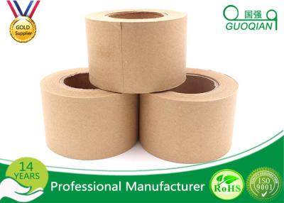 China White / Brown Single Sided Gummed Kraft Paper Tape With 4.8cm Width for sale