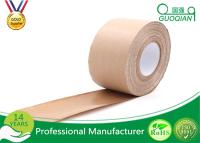 China Antistatic Water Solubel Reinforced Adhesive Kraft Paper Tape , Thinkness 130~160μ for sale