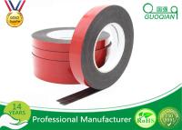 China Black PE Foam Coated Double Side Tape With Solvent Acrylic Adhesive 0.8mm / 1mm / 2mm for sale