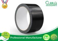 China Black Color PE Coated Economy Cloth Duct Tape 60 Yds Length Waterproof Duct Tape for sale