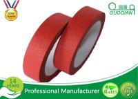China Colorful Silicone Adhesive Colored Masking Tape Low Tack Without Residue for sale