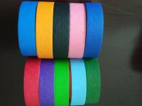 China Crepe Paper Colored high quality Masking Tape Automotive Decorative Masking Tape for sale