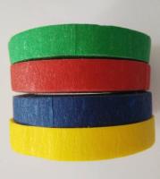 China Crepe Paper Colored high quality Masking Tape Automotive Decorative Masking Tape for sale