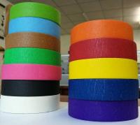 China Crepe Paper Colored high quality Masking Tape Automotive Decorative Masking Tape for sale