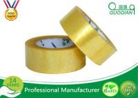 China Clear Shipping Storage Box BOPP Sealing Tape Single Sided ISO SGS for sale