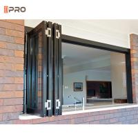 China 6063 Aluminum Bifold Windows Home Bar Restaurant Lack Verticle for sale