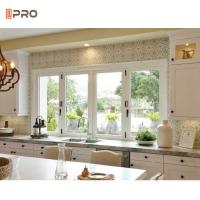 China Aluminum Sliding Folding Windows Security Black Glass Sash Window Grill for sale