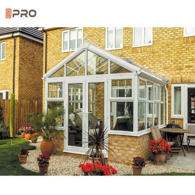 China 12*20 H Winter Garden Free Standing Sunhouse Fire Proof 4 Season Sunroom for sale