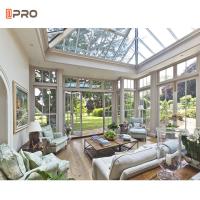 China 12*20 H Winter Garden Free Standing Sunhouse Fire Proof 4 Season Sunroom for sale