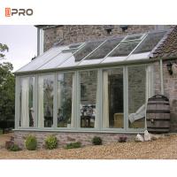 China Villa Sunrooms Winter Garden Glass Houses Aluminum Frame Heat Insulation for sale