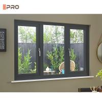 China Casement Double Glazed Window 6063 T5 Aluminum Frame Soundproof for sale