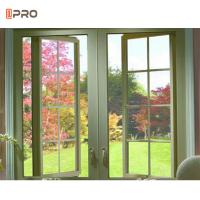 China security Aluminum Casement Windows For Hurricane Sound Heat Insulated for sale